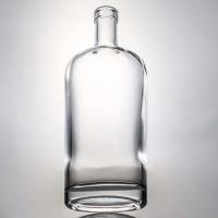 China Decal Surface Super Flint Glass Bottle for Whisky Gin 700ml 750ml 1000ml Capacity for sale