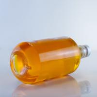 China 500ml 700ml 1000ml Glass Liquor Bottles with Cork Top or Screw Top Clear or Customized for sale
