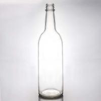 China Customizable Capacity and Shape Screw Cap Glass Bottle for Rum Vodka Whisky Tequila Gin for sale