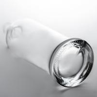 China Unique Sealing Type Cork 750ml High Flint Glass Bottle for Gin Rum Champagne Brandy Whisky for sale