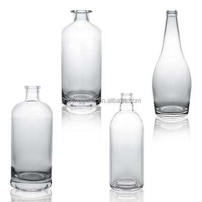 China Glass Beverage Bottle for Champagne Brandy and Whisky 750ml Super Flint Material for sale