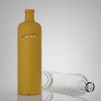 China Body Material Glass 750ml Super Flint Rum Vodka Whisky Tequila Gin Bottle with Cork for sale