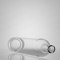 China Body Material Glass 750ml Super Flint Rum Vodka Whisky Tequila Gin Bottle with Cork for sale