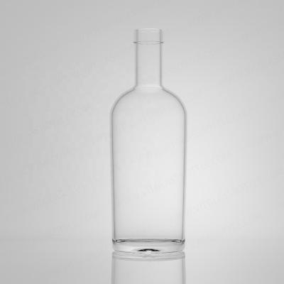 China Food Grade Glass Bottle for Rum Vodka Whisky Tequila Gin 750ml 720g Cork Included for sale