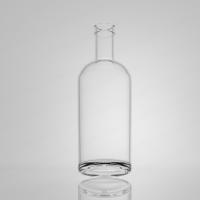 China Food Grade Glass Bottle for Rum Vodka Whisky Tequila Gin 750ml 720g Cork Included for sale