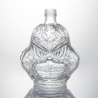 China Industrial Liquor Screw Top Glass Bottle for Whisky Vodka Rum for sale