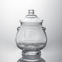 China Industrial Liquor Screw Top Glass Bottle for Whisky Vodka Rum for sale