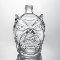 China Industrial Liquor Screw Top Glass Bottle for Whisky Vodka Rum for sale