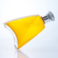 China Custom Logo Industrial Glass Liquor Bottle for Vodka Gin Rum Tequila Whisky for sale