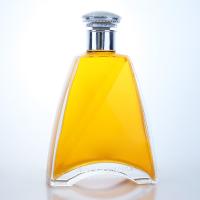 China Custom Logo Industrial Glass Liquor Bottle for Vodka Gin Rum Tequila Whisky for sale