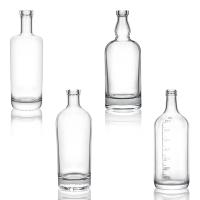 China Glass Bottle with Lid Adaptable to Different Scenarios of Rum Vodka Whisky Tequila Gin for sale