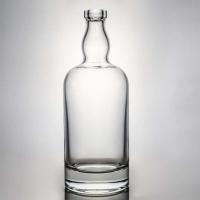 China Glass Bottle with Lid Adaptable to Different Scenarios of Rum Vodka Whisky Tequila Gin for sale