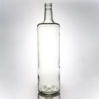 China Direct Sell Glass Bottle with Lid for Rum Vodka Whisky Tequila Gin Clear or Customized for sale