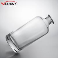 China Decal Glass Bottle for Gin Rum Champagne Brandy Whisky Short Neck Clear or Customized for sale