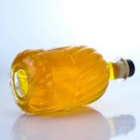 China Decal Label Area 500ml Round Shaped Super Flint Glass Bottle for Rum Vodka Whisky Tequila Gin for sale