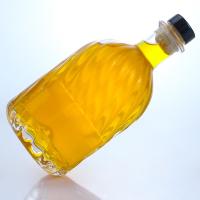 China Decal Label Area 500ml Round Shaped Super Flint Glass Bottle for Rum Vodka Whisky Tequila Gin for sale
