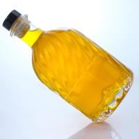 China Decal Label Area 500ml Round Shaped Super Flint Glass Bottle for Rum Vodka Whisky Tequila Gin for sale