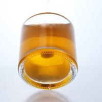 China Surface Handling Decal 400ml Glass Bottle for Gin Rum Champagne Brandy Whisky for sale