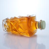 China Unique Design 800ml Glass Bottle for Beer Gin Rum Champagne Brandy Whisky Clear Flint for sale