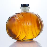 China Decal Surface Handling Clear Flint Glass Bottle for Gin Rum Champagne Brandy Whisky Liquor 750ml for sale