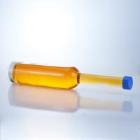 China Clear Flint Glass Collar 500ml Long-neck Bottle for Gin Rum Champagne Brandy Whisky for sale
