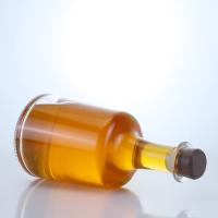 China Bell Shaped Glass Bottle for Gin Rum Champagne Brandy Whisky Clear or Customized Color for sale