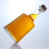 China Bell Shaped Glass Bottle for Gin Rum Champagne Brandy Whisky Clear or Customized Color for sale