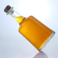 China Bell Shaped Glass Bottle for Gin Rum Champagne Brandy Whisky Clear or Customized Color for sale