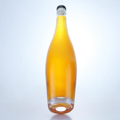 China Glass Collar 500ml Bottle for Whisky Brandy Champagne and More for sale