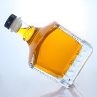 China 750ml Glass Bottle for Gin Rum Champagne Brandy Whisky Liquor Unique Shaped T-cork for sale