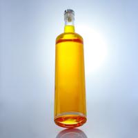China 750ml High Flint Glass Bottle for Champagne Gin Rum Brandy Tequila Whisky Liquor T-Cork for sale