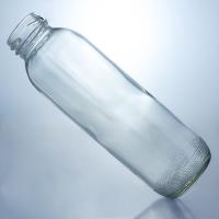 China Customized Clear Frosted Glass Bottles for Beverage and Glass Collar within Your Budget for sale