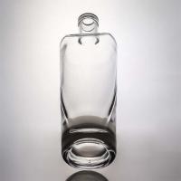 China Tequila Industrial Beverage Clear Flint Glass Bottle with Wood Cork 700ml 500ml 1000ml for sale