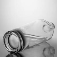 China Tequila Industrial Beverage Clear Flint Glass Bottle with Wood Cork 700ml 500ml 1000ml for sale