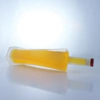 China 750ml Clear Vodka Whisky Glass Bottles With Cork for Beverage Storage Collar Material for sale