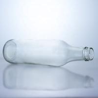 China Clear Whisky Vodka Glass Bottle Unique 650ml Special-Shaped with Screw Top Finish for sale