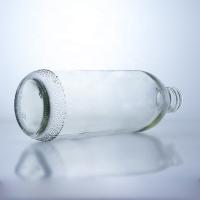China Clear 1020ml Glass Bottles with Screw Cap and Unique Shape for sale