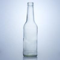 China Flint Glass 276ml Brandy Vodka Tequila Glass Bottle With Cork For Body Material Glass for sale