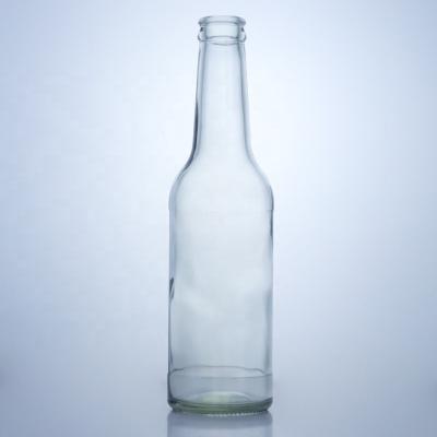 China Flint Glass 276ml Brandy Vodka Tequila Glass Bottle With Cork For Body Material Glass for sale
