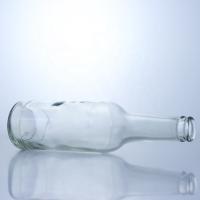 China Flint Glass 276ml Brandy Vodka Tequila Glass Bottle With Cork For Body Material Glass for sale