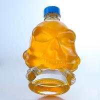China Collar Material Glass Super Flint Glass 750ml Clear Glass Bottle with Screw Cap for sale