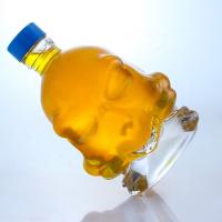 China Collar Material Glass Super Flint Glass 750ml Clear Glass Bottle with Screw Cap for sale