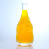 China Flint Glass 500ml 750ml 1000ml Special Shaped Vodka Whisky Bottle with Customized Logo for sale
