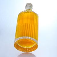 China 500ml 750ml 1000ml Transparent Empty Glass Bottle for Vodka Gin Rum Whisky Brandy for sale