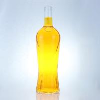 China 500ml 750ml 1000ml Empty Vodka Liquor Gin Rum Tequila Whiskey Brandy Spirit Glass Bottle for sale