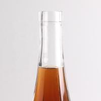 China Transparent 750ml Flint Glass Empty Liquor Rum Gin Spirits Vodka Tequila Bottles with Cork for sale
