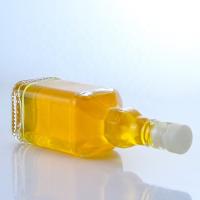 China 350ml 500ml Screw Cap Flint Glass Transparent Bottle for Whisky Vodka Champagne Tequila Gin Rum for sale
