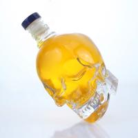 China Other Beverage Popular Shaped Transparent 700ml 750ml Bottle for Whisky Rum Gin Brandy for sale