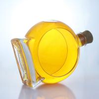 China Thick Bottom Cork Sealing Type Empty Glass Bottle for Gin Whisky Rum Tequila Brandy for sale