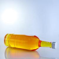 China GLASS Collar Round Shaped Empty Glass Bottles 750ml for Tequila Brandy Rum Gin Whisky for sale